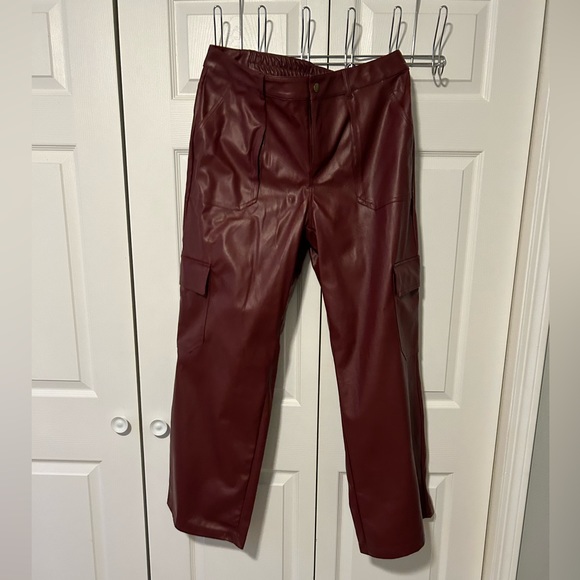 wild fable | Pants & Jumpsuits | Target Leather Cargo Straight Leg ...